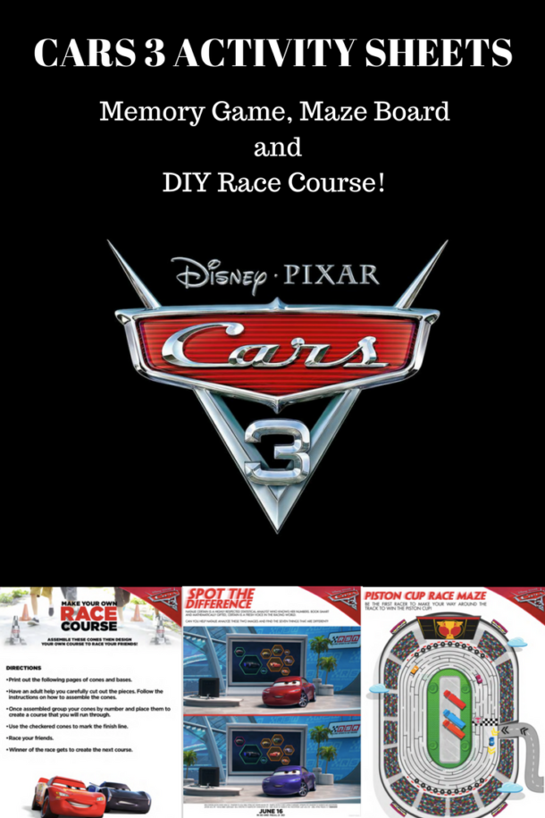 Cars 3 Activity Sheets - Savvy Mama Lifestyle