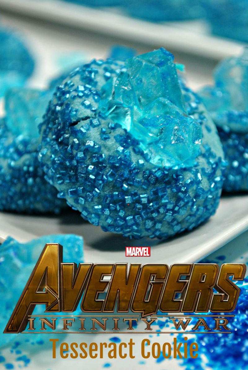 Superhero Cookie Recipe: Blue Avengers Tesseract Cookies