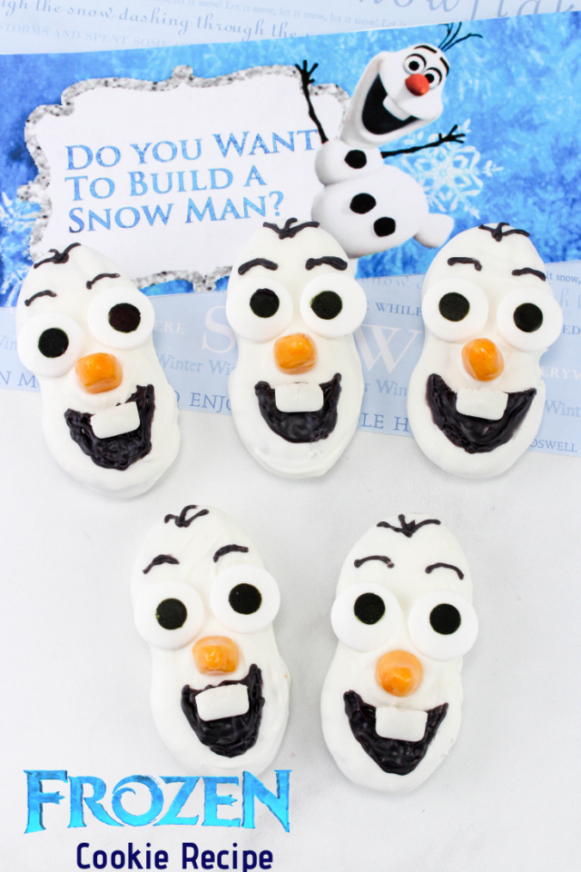 Fun Olaf Cookies To Make With Kids - Inspired by Disney's Frozen
