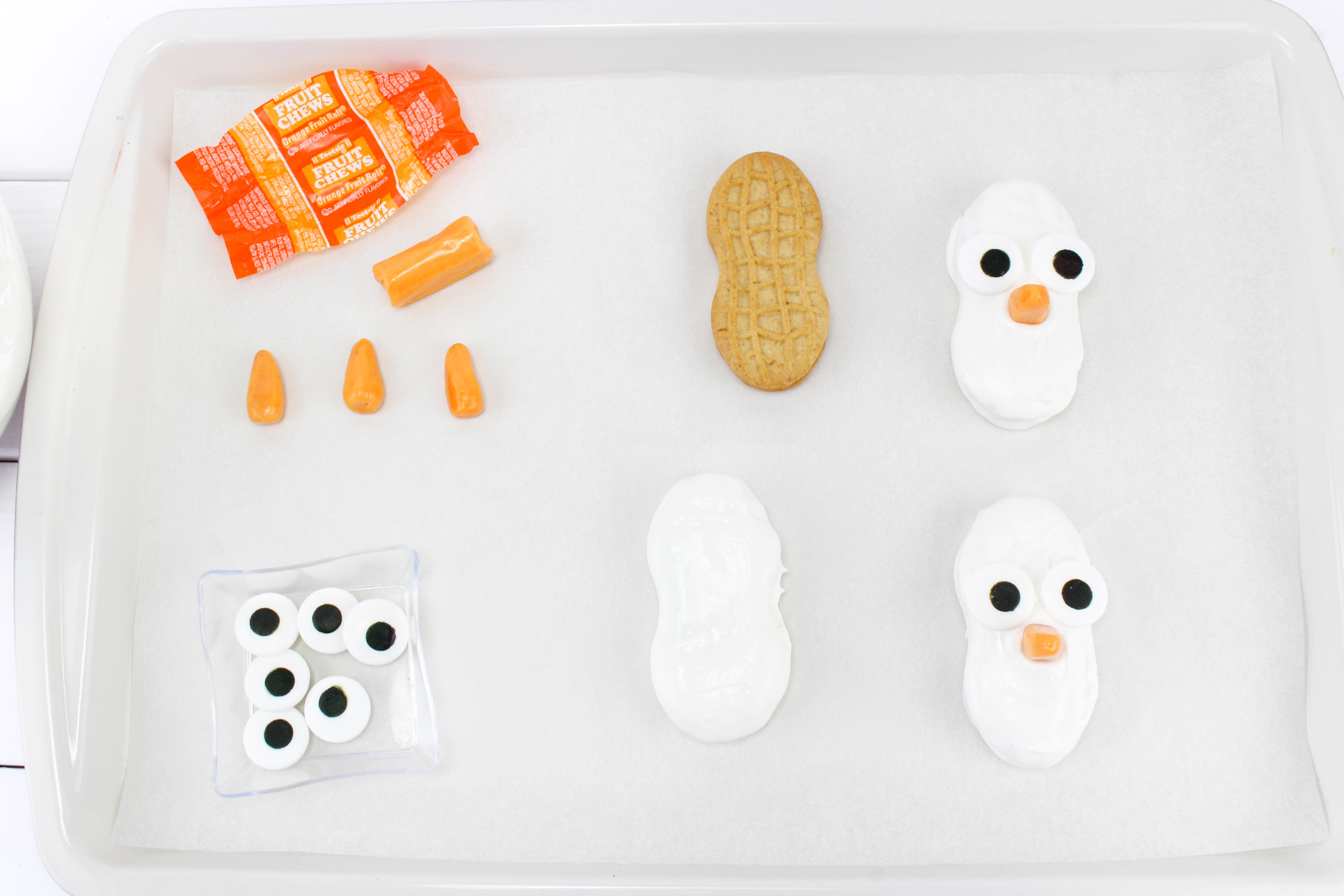 Fun Olaf Cookies To Make With Kids - Inspired by Disney's Frozen