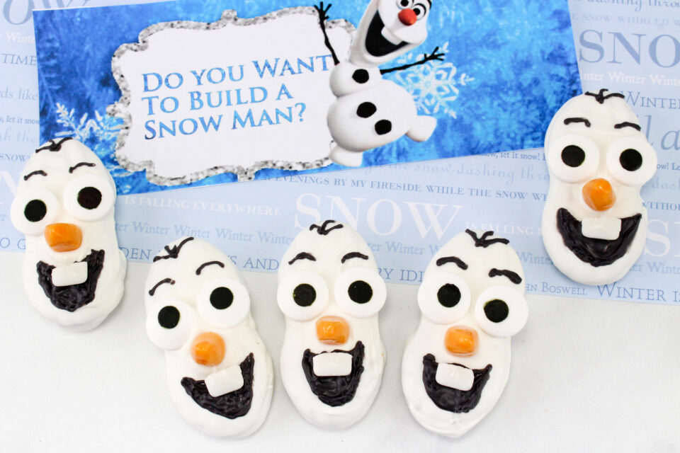 Fun Olaf Cookies To Make With Kids - Inspired by Disney's Frozen