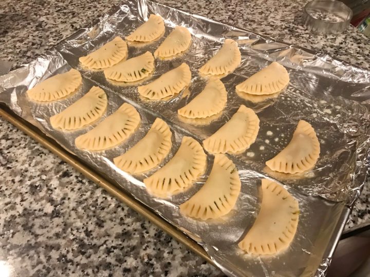 Italian Hand Pies With Brasciole Filling & Marinara For Dipping