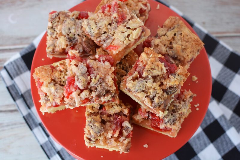 Cherry Coconut Bars: Chewy & Delicious Dessert Bars