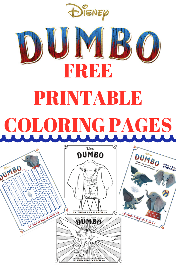 FREE Dumbo Coloring Pages & Activity Sheets + Sneak Peek