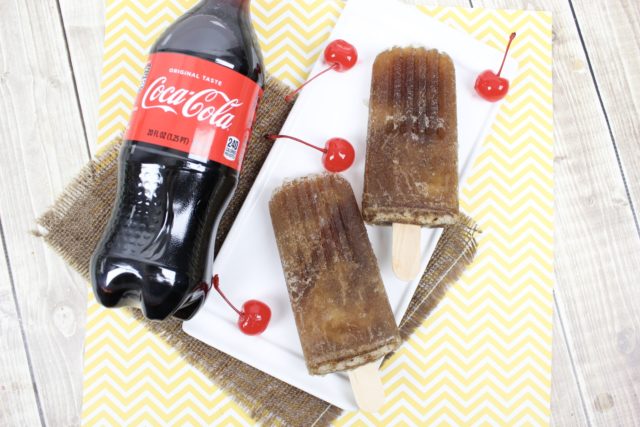 Frozen Jack and Coke Popsicles