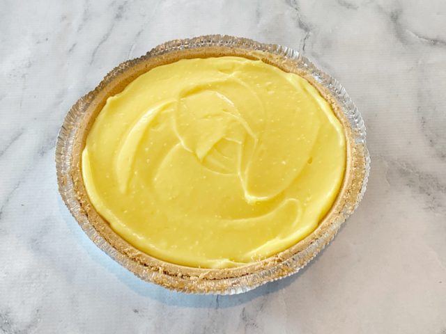 4-Ingredient Frozen Lemon Pie Recipe That's Sweet & Tart