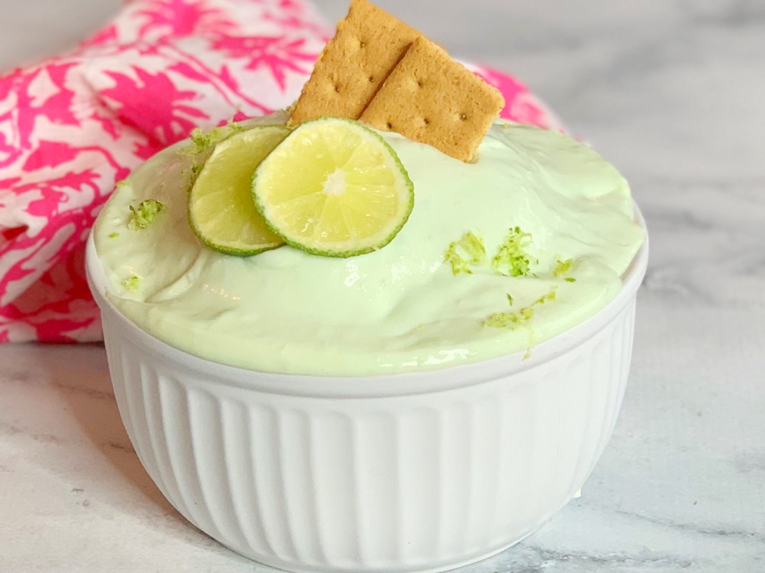 Sweet & Tart Key Lime Pie Dip (Made With Greek Yogurt)