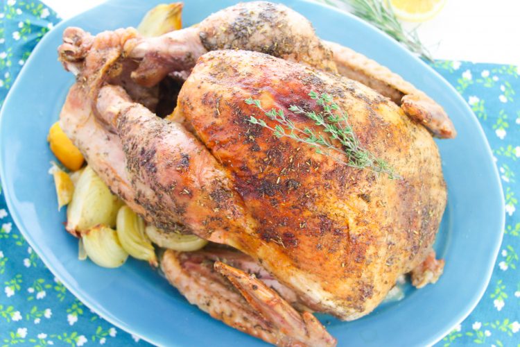 Classic Thanksgiving Whole Oven Roasted Turkey Recipe