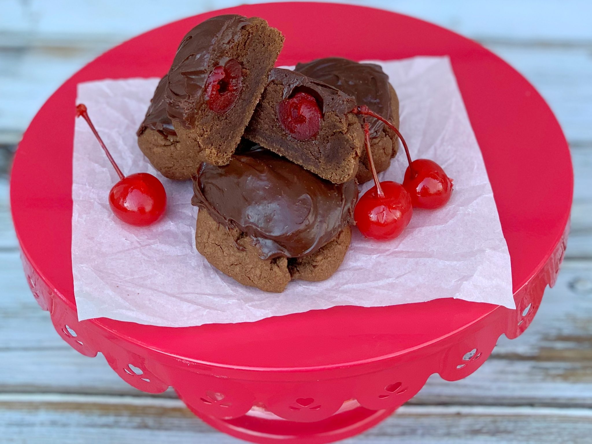 Chocolate-Covered Cherry Cookies (With Maraschino Cherries)