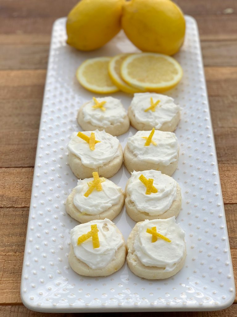 Soft Frosted Lemon Cookies