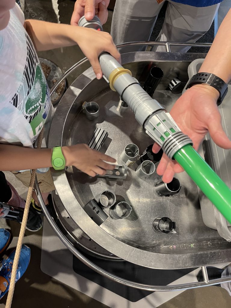 Kids Lightsaber Building At Disney World (That's Not $200)