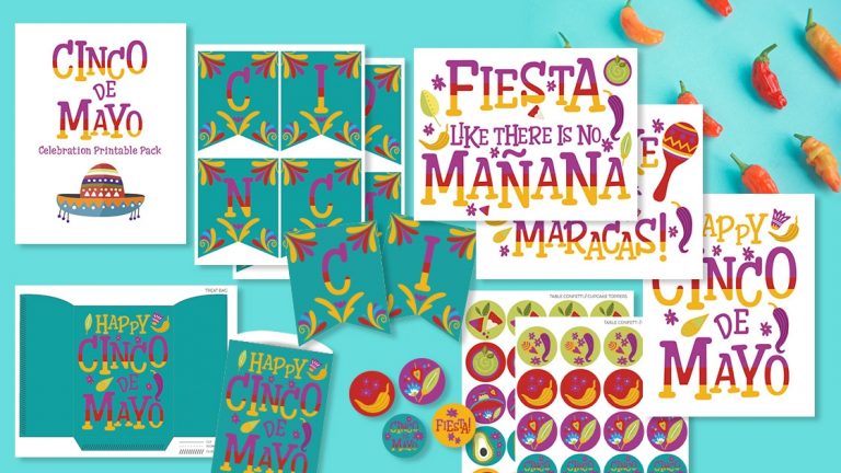 FREE Printable Cinco De Mayo Party Decorations