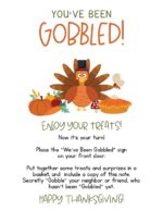 FREE You've Been Gobbled PDF Printable