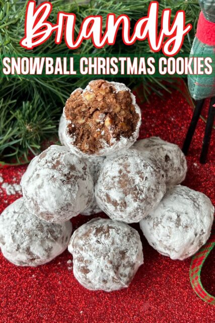 No-Bake Brandy Snowball Cookies