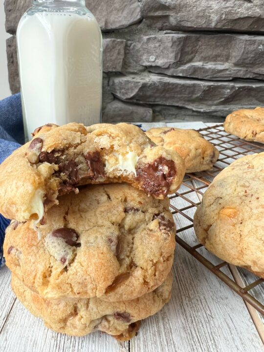 Chocolate Toffee Kitchen Sink Cookies
