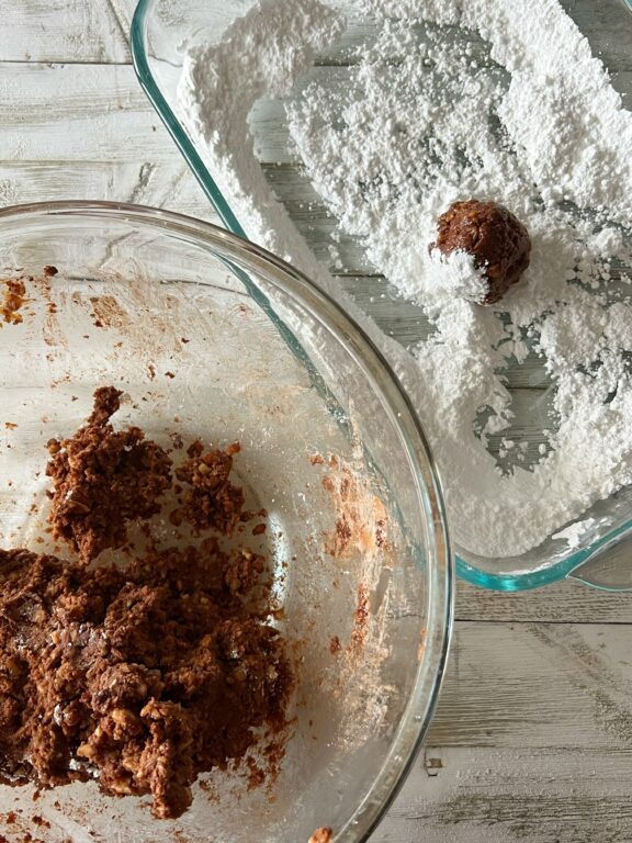 No-Bake Brandy Snowball Cookies