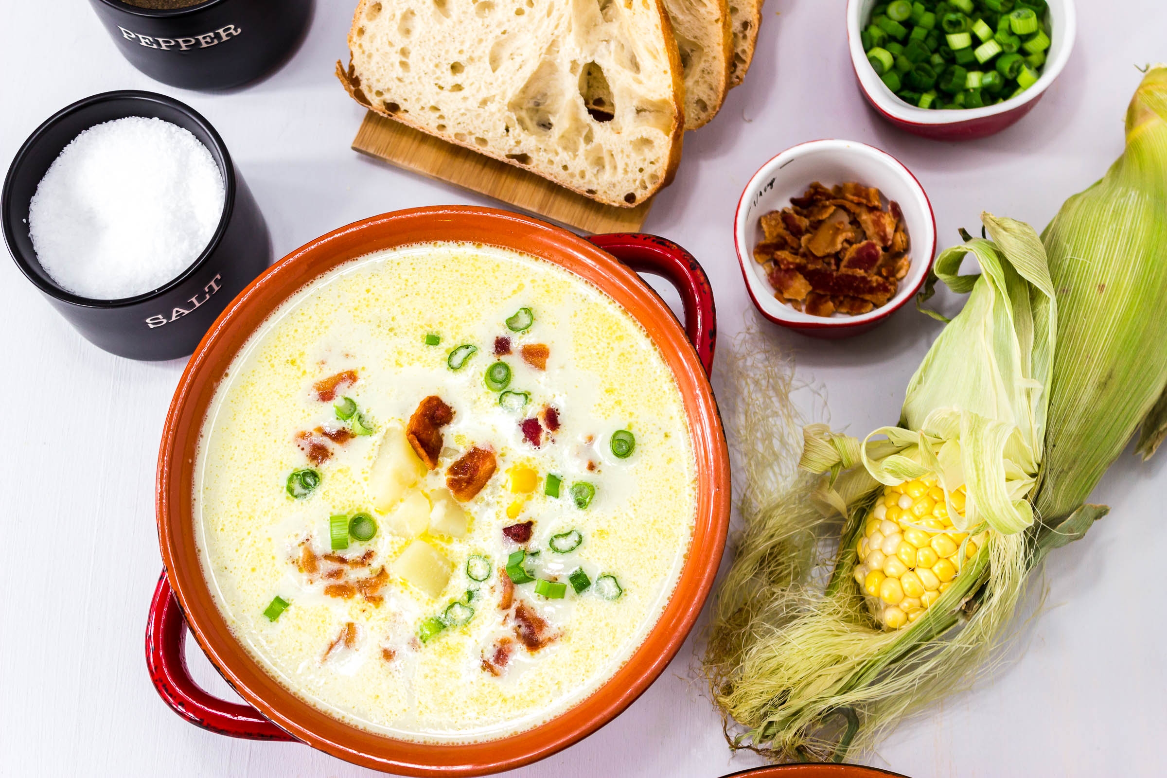 Rotisserie Chicken Corn Chowder