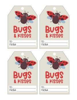 FREE Printable Love Bug Valentines PDF