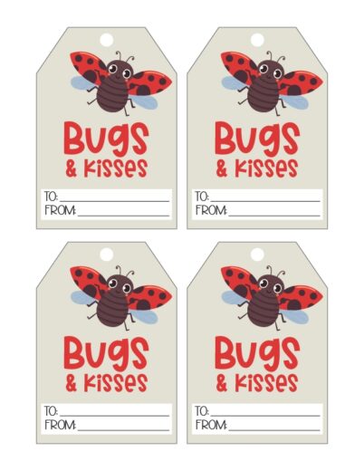 FREE Printable Love Bug Valentines PDF