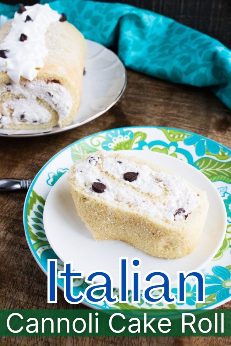 Italian Cannoli Cake Roll