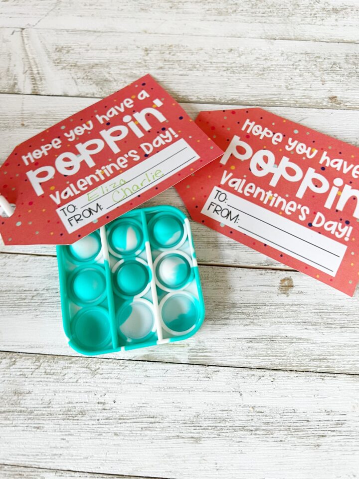 Free Printable Pop It Valentine's Day Cards