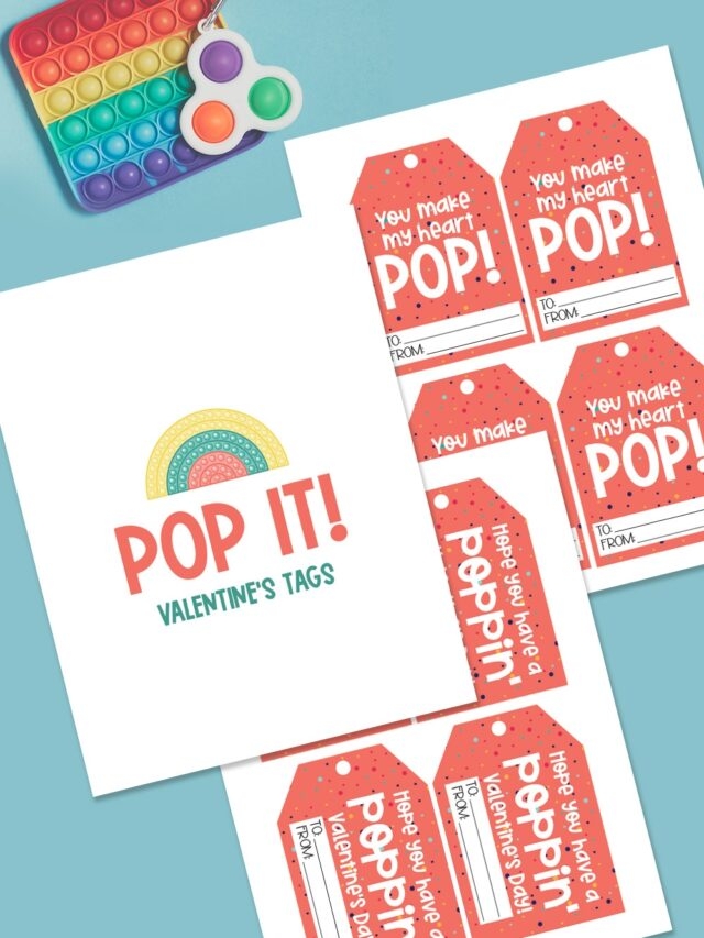 Printable Pop It Valentines For Kids - Savvy Mama Lifestyle