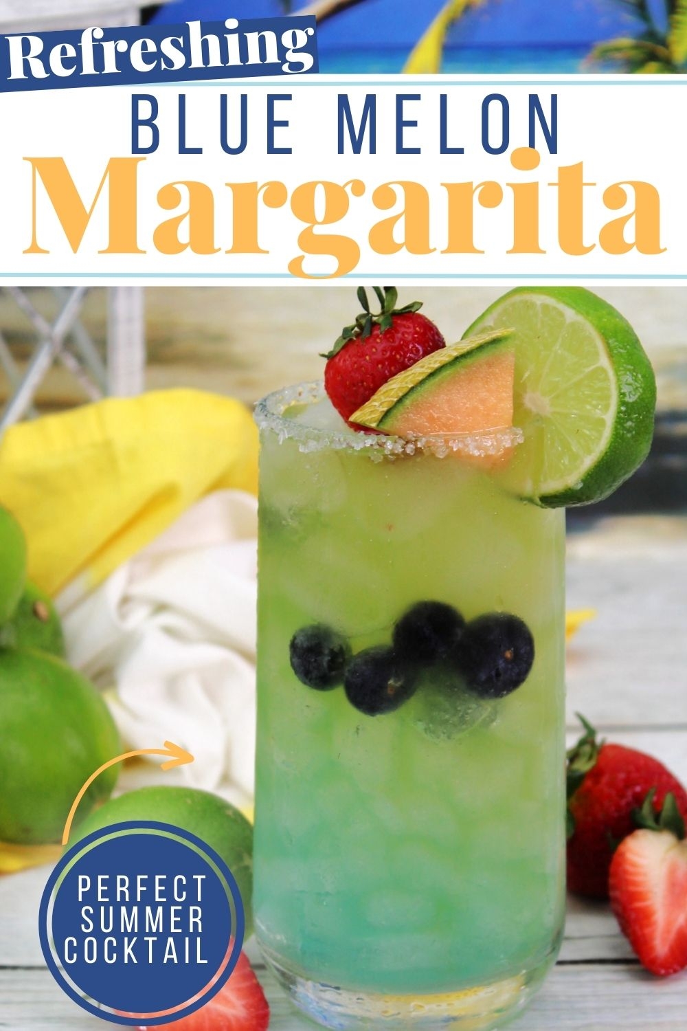 Blue Melon Margarita