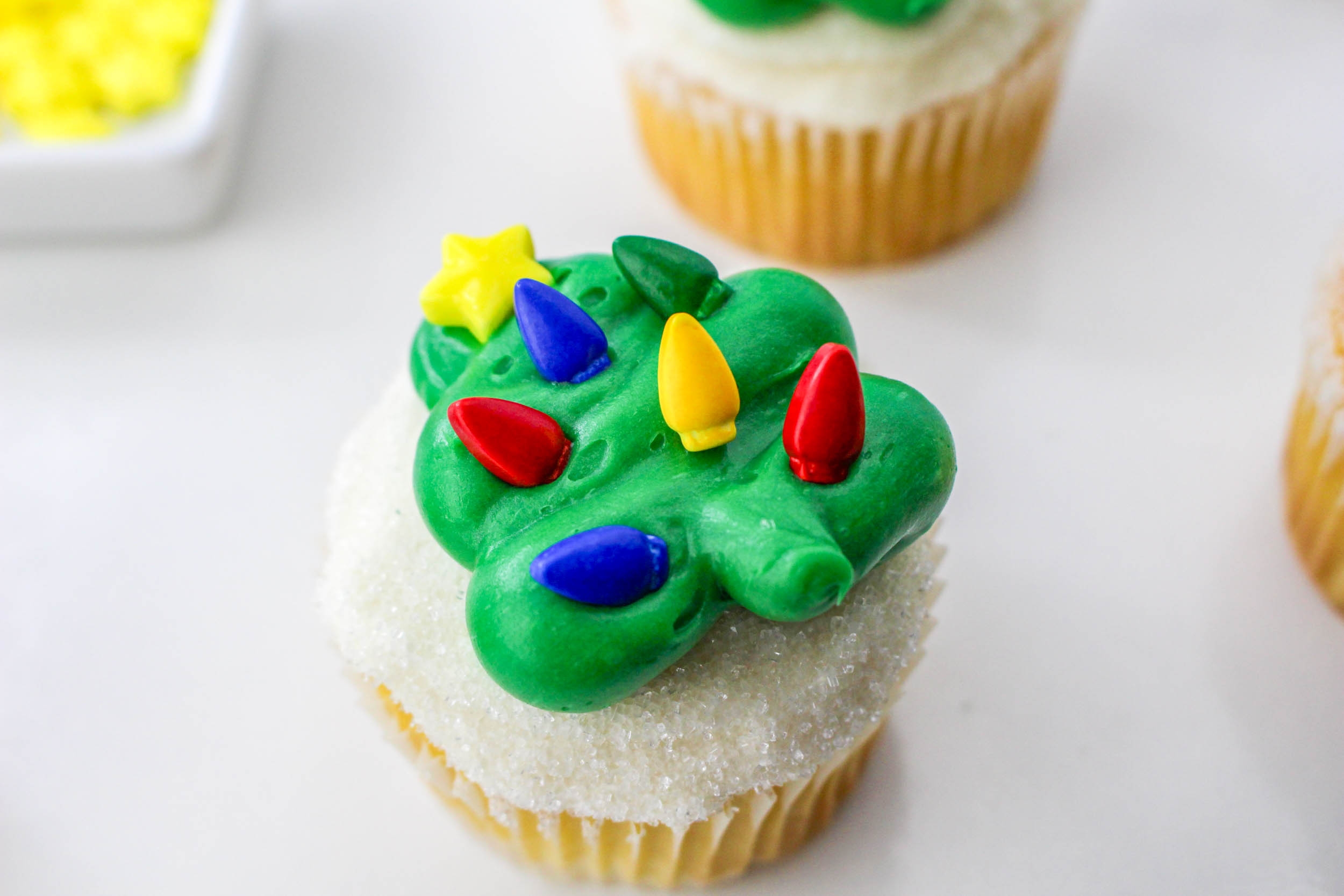 Christmas Tree Cupcakes