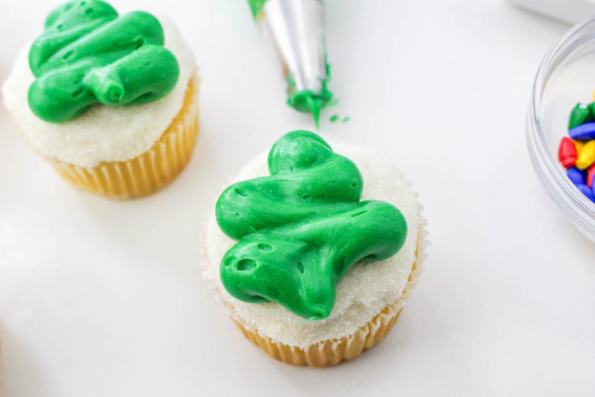Christmas Tree Cupcakes