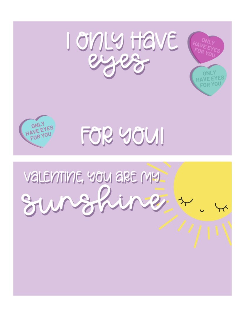 FREE Printable Sunglasses Valentine Cards