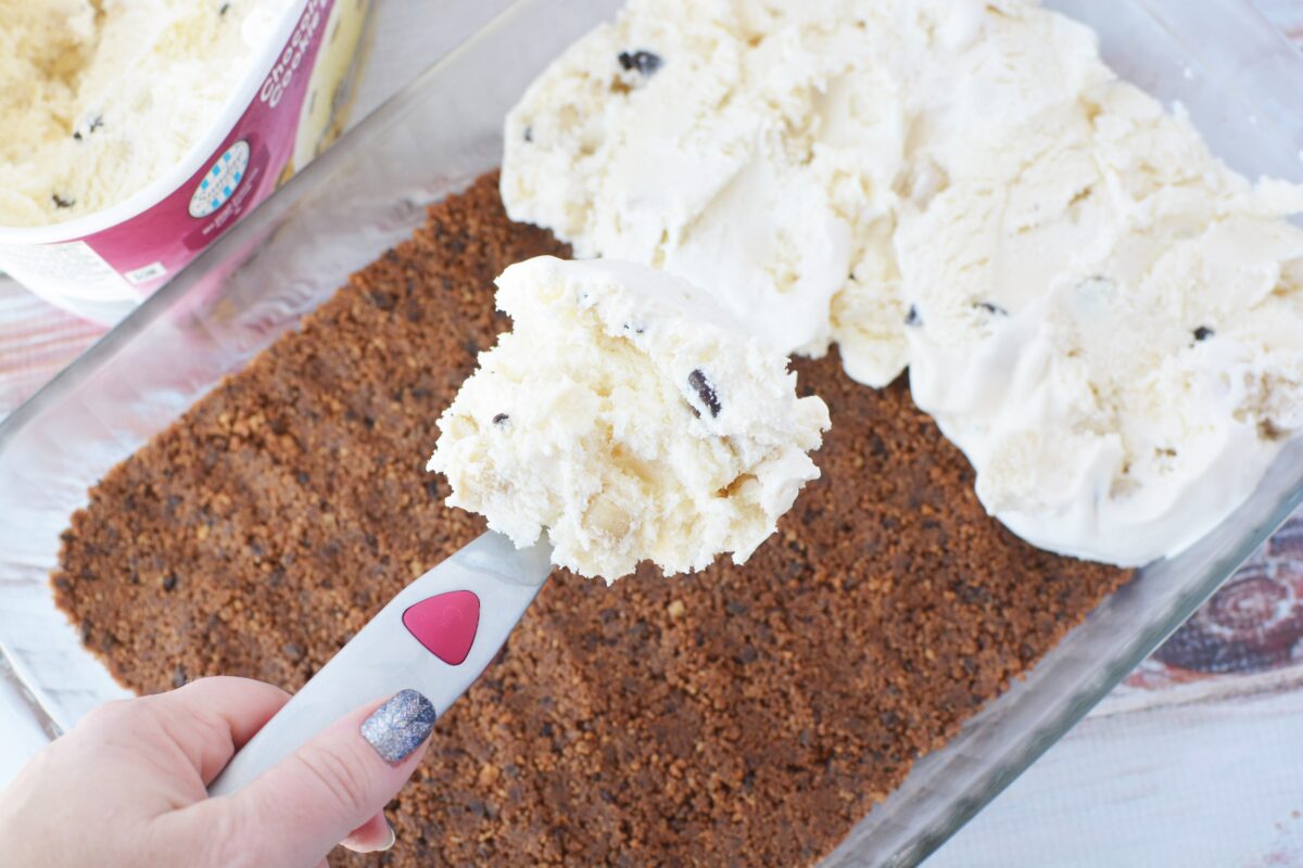 4-Ingredient Frozen Cookie Dough Delight