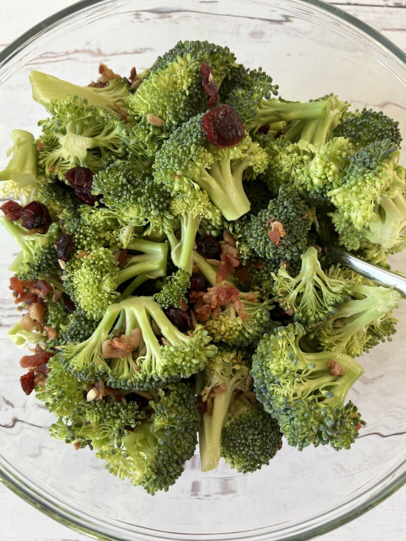Cranberry Bacon Broccoli Salad
