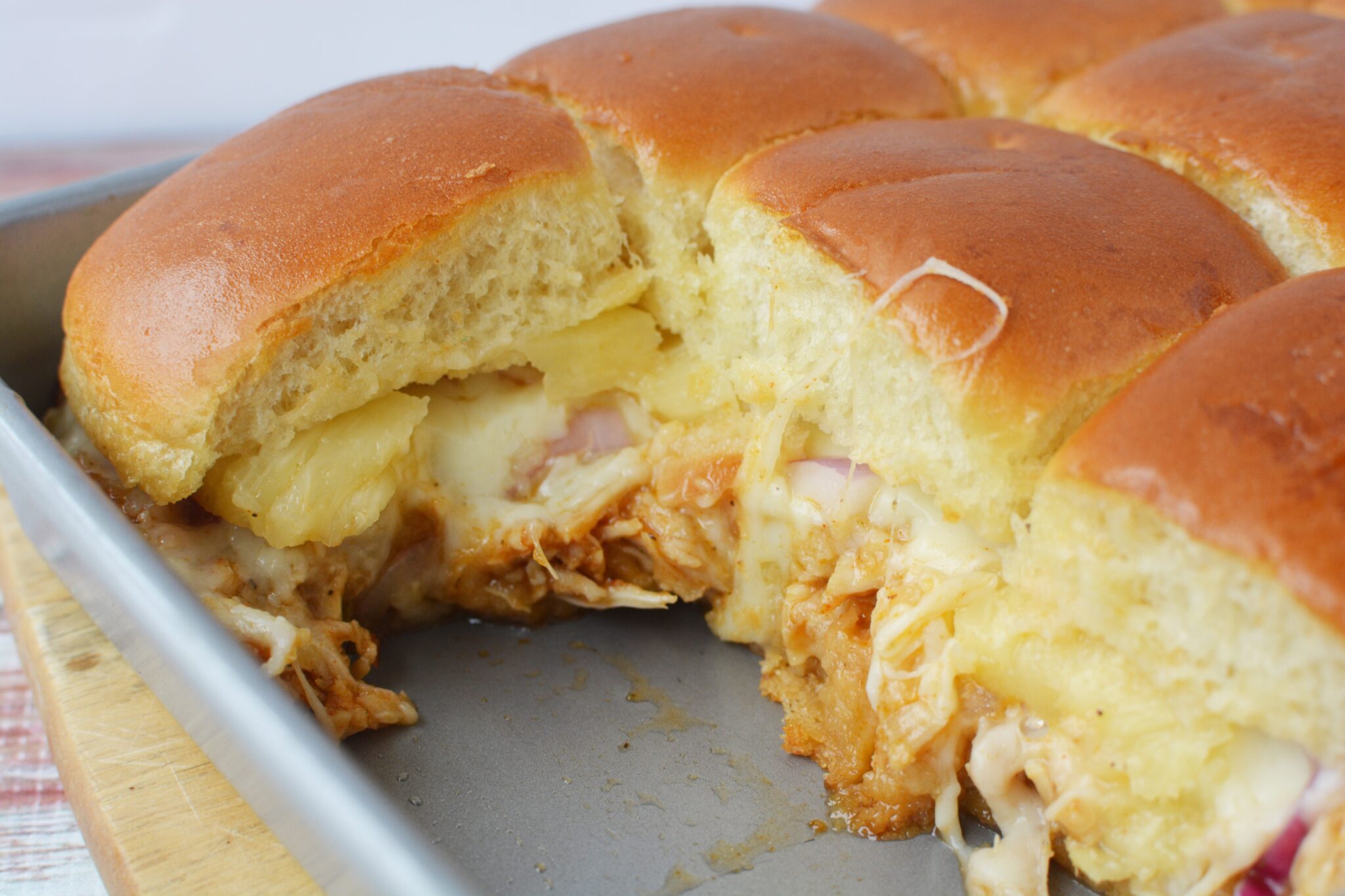 Hawaiian Chicken Sliders