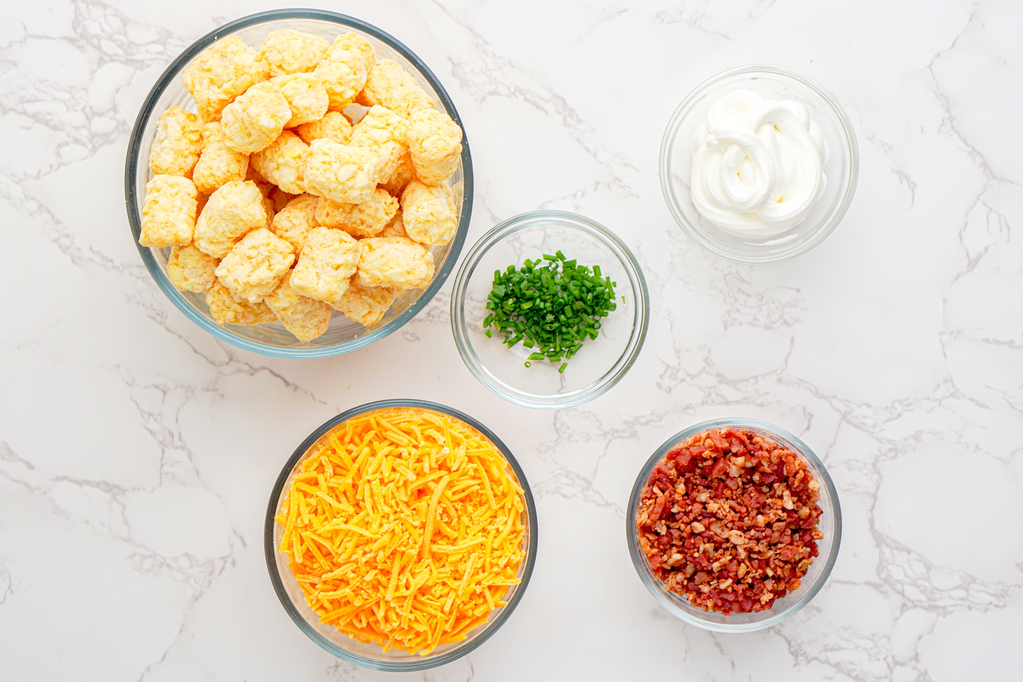 Loaded Tater Tot Skewers