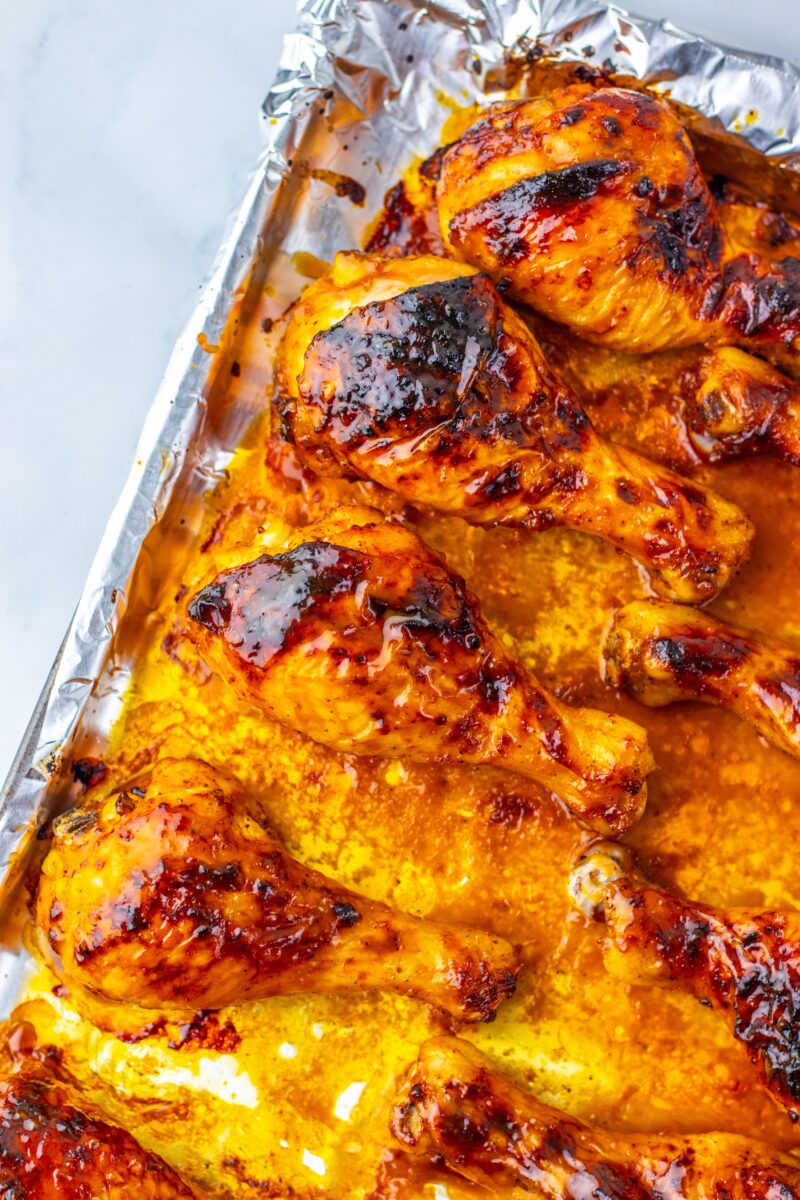 Citrus Glazed Chicken Legs